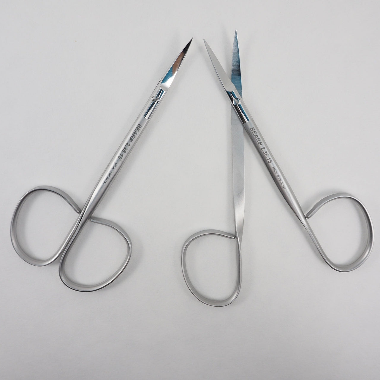 Ribbon Scissors, Iris, 9.0cm and 10.5cm, Straight and Curved - BEAR-EN – BEAR-ENT