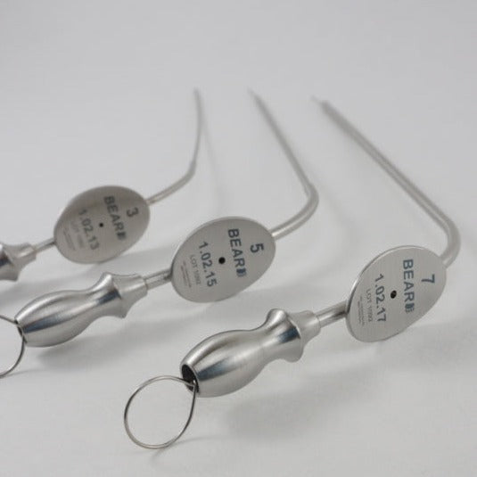 Baron Suction Tube, 90mm WL, 5 sizes - BEAR-ENT